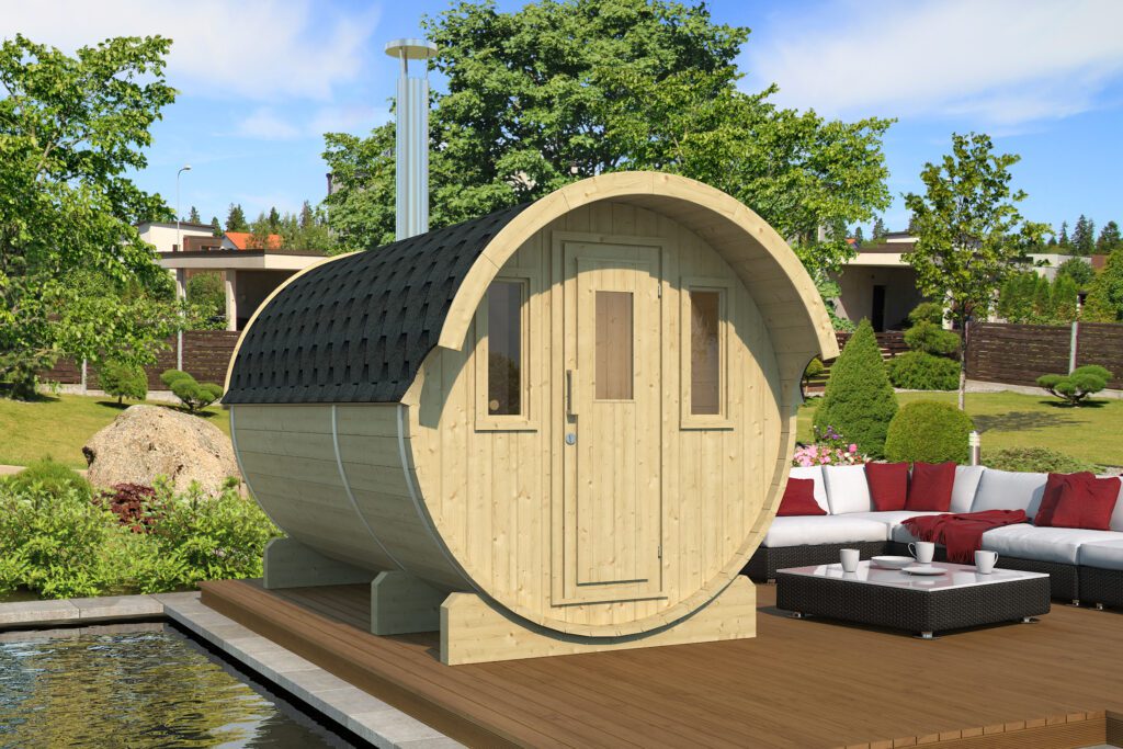 Sauna 330 with Overhang - Ecolution Hubs